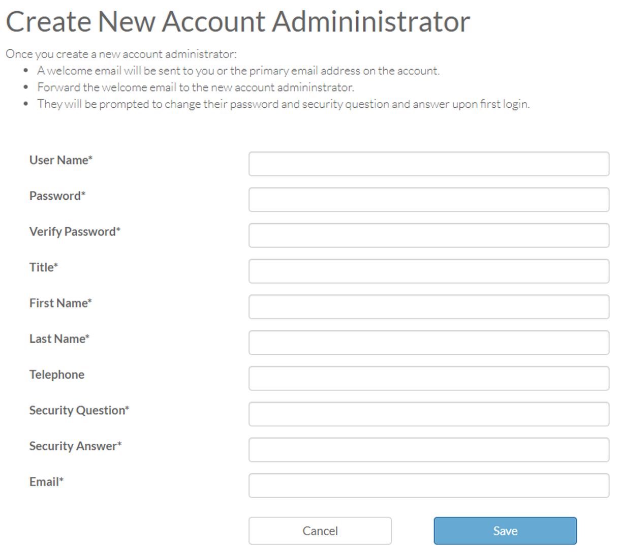Add Admin to your Account – Card Management Online Help Center