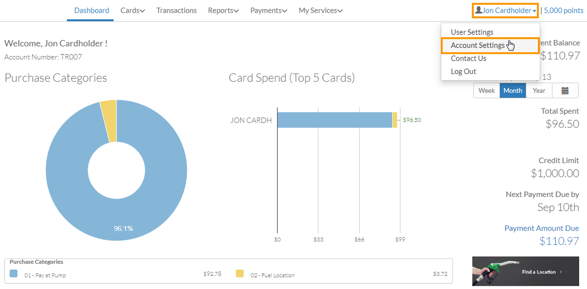 Add Admin to your Account – Card Management Online Help Center